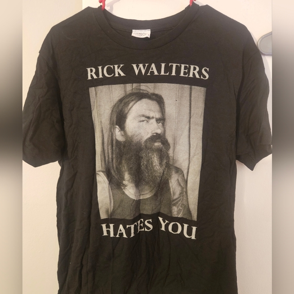 Tops | Rick Walters Graphic Black Tshirt | Poshmark